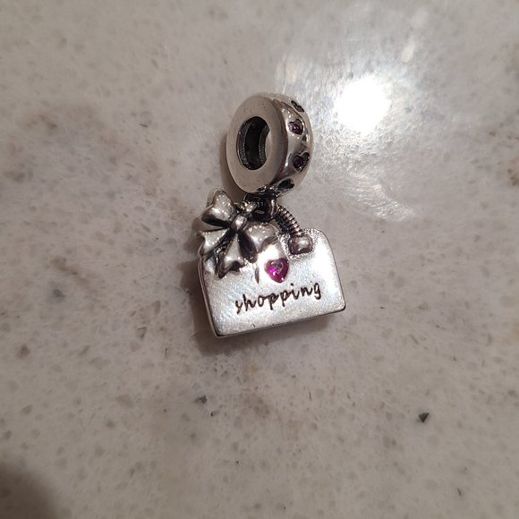 s925 | Jewelry | I Love Shopping Charm | Poshmark